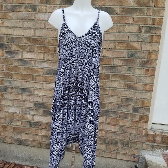 Miss Sassy | Pants & Jumpsuits | Aztec Print Harem Baggy Jumpsuit ...